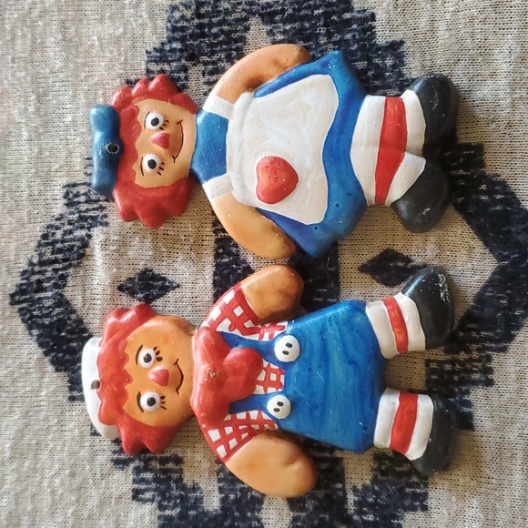 Raggedy Ann and Andy | Holiday | Vintage Handmade Ann Andy Christmas ...